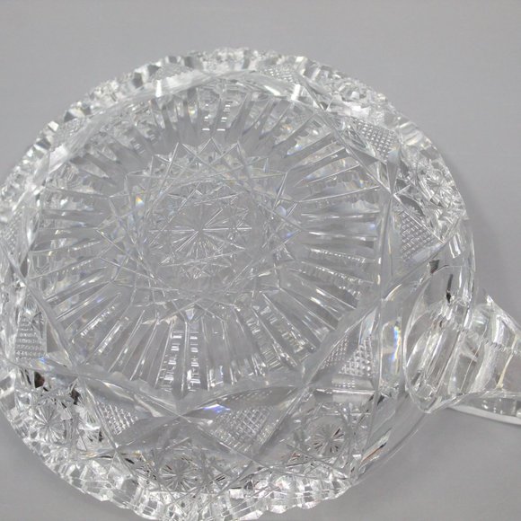 Antique | Accents | Antique Lead Cut Crystal Dish With Handle | Poshmark